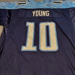 Reebok | Shirts | 0 Nylon Tennessee Titans 10 Vince Young Jersey | Poshmark